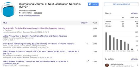 Joseph Jonse On Linkedin Call For Papers International Journal Of