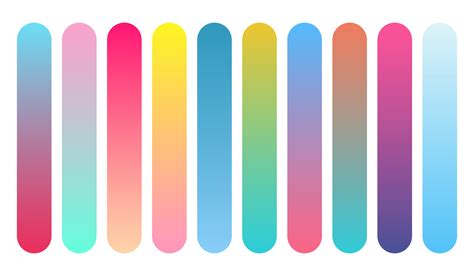 Multicolor Gradient Gradient And Preset Colors 14161050 Vector Art At