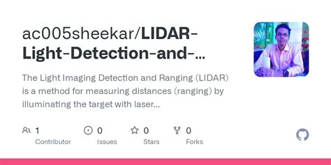 GitHub Ac Sheekar LIDAR Light Detection And Ranging Sensor Interfacing With Arduino And