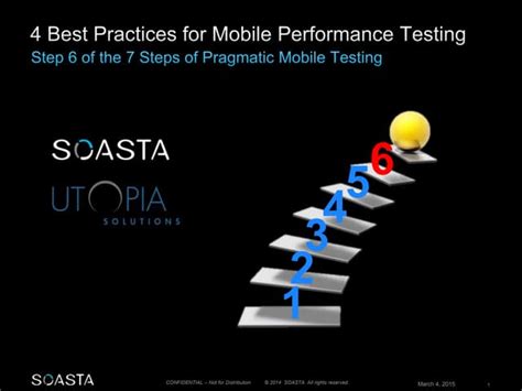 Four Best Practices For Performance Testing Mobile Apps Soasta And Utopia Ppt