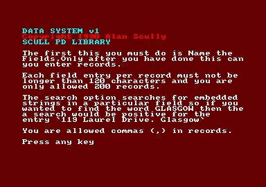 CPCRULEZ AMSTRAD CPC APPLICATIONS BUREAUTIQUE DATA SYSTEM
