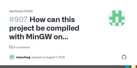 How Can This Project Be Compiled With Mingw On Windows 10 · Issue 907