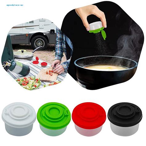 Ag Mini Condiment Bottles Picnic Spice Containers Moisture Proof Condiment Bottles Plastic