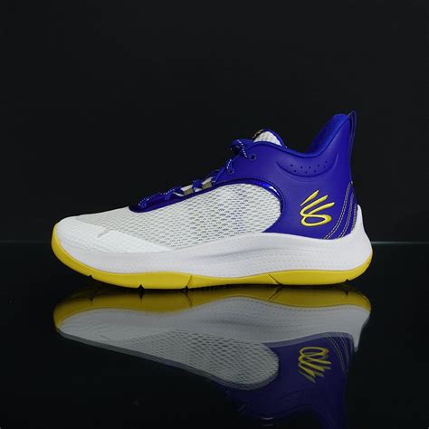 Stephen Curry Shoes White And Gold Li Ning Wade Phantom 3 Mens