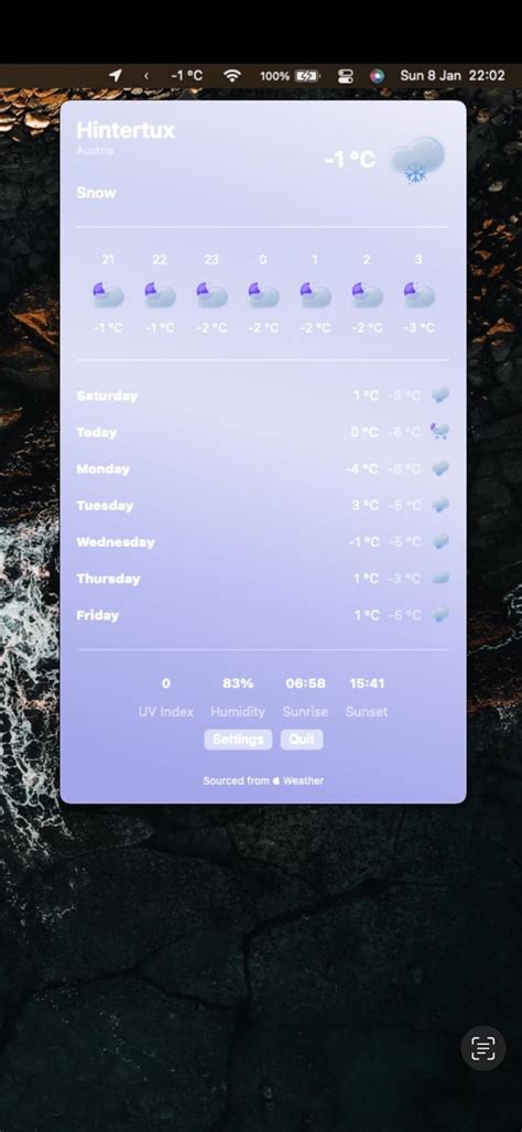 I Created A Simple Menubar App That Displays Your Weather Rmacos