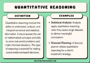 Quantitative Reasoning Examples