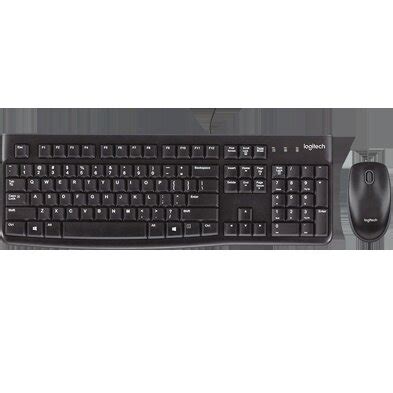 Logitech MK120 Classic Desktop Wired Keyboard Mouse Combo 920 002586