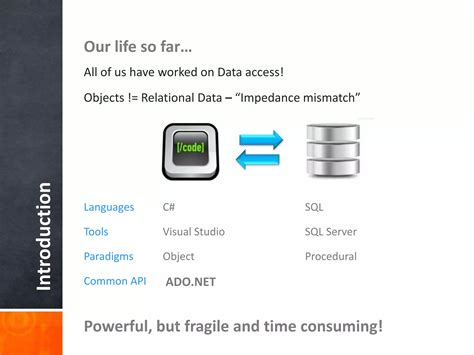 Getting Started With Entity Framework Pptx