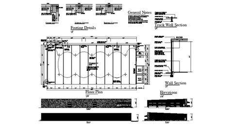Various Rcc Structural Units Detailing In Autocad Format