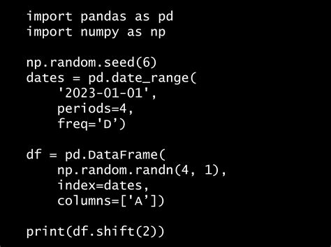 python 時系列分析 1 000本ノック ノック16 時系列データのシフト セールスアナリティクス