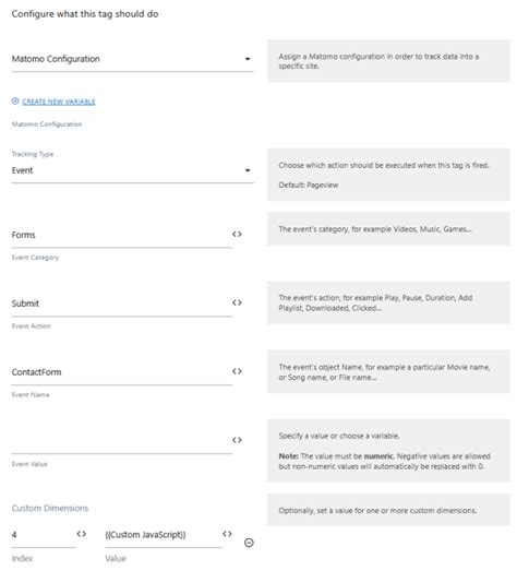 How To Capture Checkbox Values From A Submitted Form Using Matomo Tag