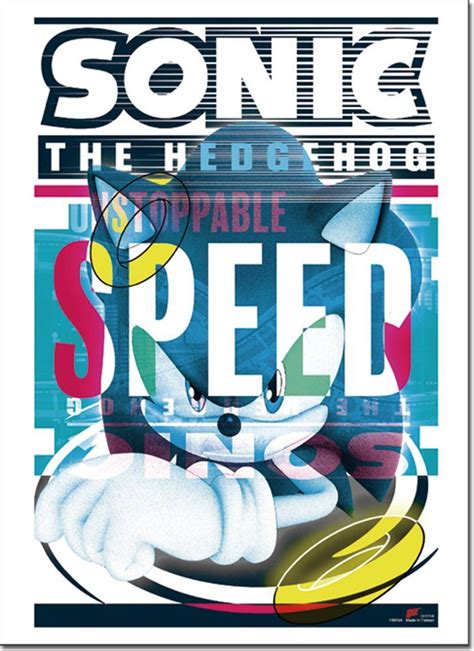 Sonic The Hedgehog Remix Wall Scroll Vertical The Otaku Market