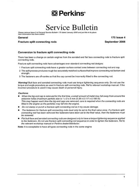 1000 Serie Fracture Split Connecting Rods Pdf