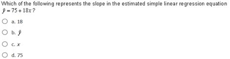 Solved 1 Which Of The Following Sum Of Squares Statements