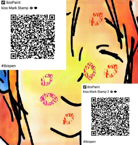 Kiss Mark Stamp Ibis Paint X Code Qr Brush Pinceles Paletas De