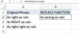Substitute Function Replace Characters In Excel Myexcelonline