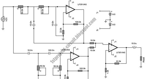 project circuit design notch filter circuit