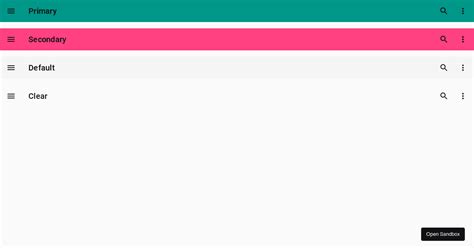 Appbar Example Simple Usage Codesandbox