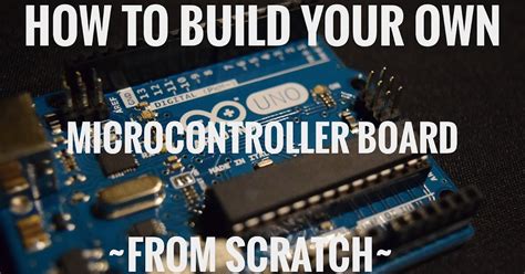 electronics4you how to build your own microcontroller board from scratch