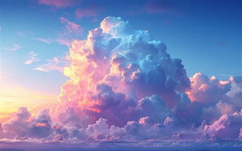 Large Cloud Hovering Above Water Generative Ai Premium Ai Generated Image