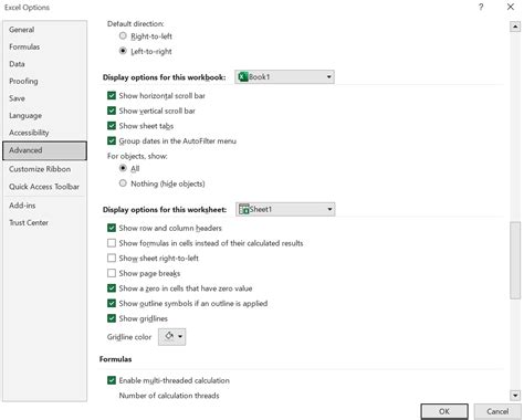 Excel Selected Columns Or Rows Do Not Highlights Throw Selected Cells