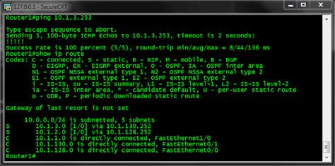 Rutas Conectadas Y Rutas Estáticas Seguridad Y Redes