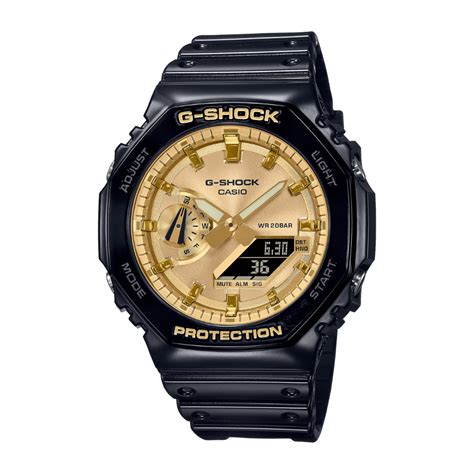 Casio G Shock Ga 2100gb 1adr Analog Digital Black Gold Watch City