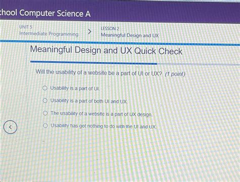 Solved Hool Computer Science Aunit 5lesson 2intermediate