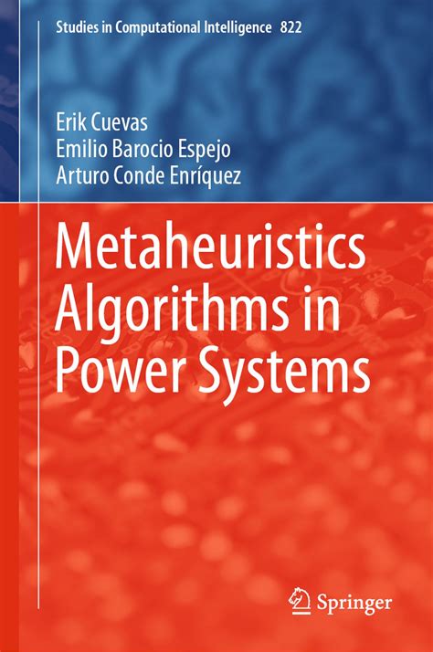 metaheuristics algorithms in power systems ebook by erik cuevas epub