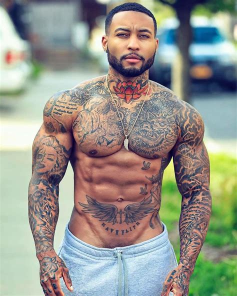Looking For Tattoo Ideas Check Out 10 Of The Hottest Black Men With Tattoos The Best Ink For
