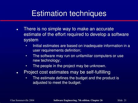 PPT Software Cost Estimation PowerPoint Presentation Free Download ID 3223811