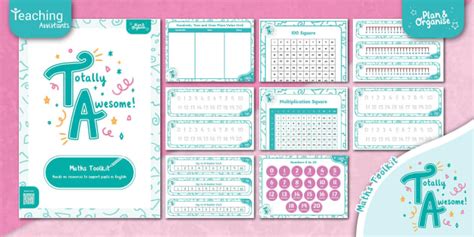 Teaching Assistant Maths Toolkit Teacher Made Twinkl