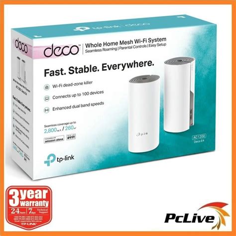 New Tp Link Deco E Pack Ac Whole Home Mesh Wifi Wireless Extender Router Pclive Computer