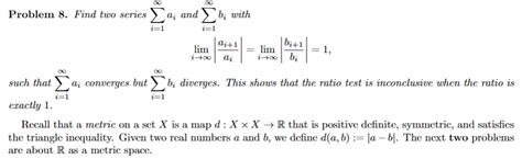 Solved Problem Find Two Series I Ai And I Bi With Chegg Com