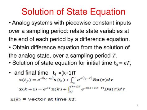 PPT Discrete Time State Space Equations PowerPoint Presentation Free Download ID 2928288