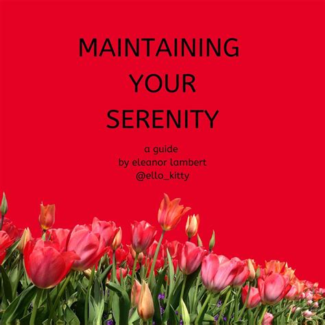 Serenity Guide — Eleanor Jasmine Lambert