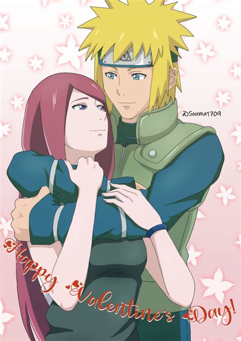 Minato Namikaze And Kushina Uzumaki Kiss