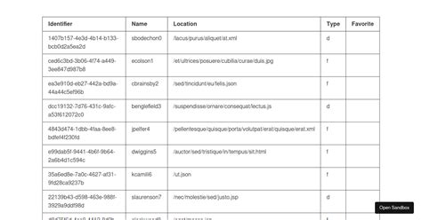 React Table Starter Kit Codesandbox