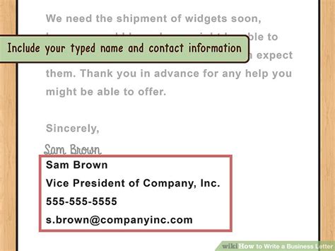 How To Write A Business Letter With Pictures WikiHow