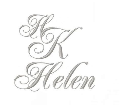 Monogram Cursive Fonts Images Cursive Monogram Font Machine Embroidery Monogram Script