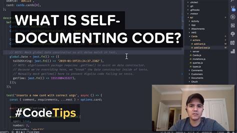 codetips what is self documenting code youtube