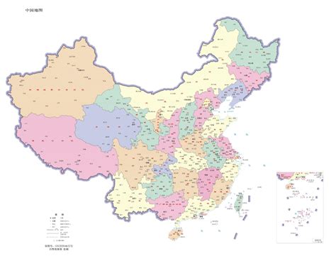 中国行政地图2025高清大图、各省各市可放大