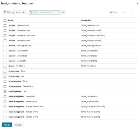 User Management Industrial Edge Documentation