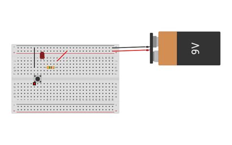 circuit design circuito pulsador tinkercad