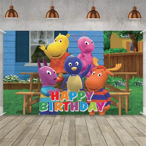 The Backyardigans Birthday Party Banner The Backyardigans Party Supplies Backdrop The