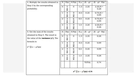 Mean And Variance Of Discrete Random Variablepptx