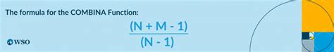 Combina Function Formula Examples How To Use Combina Wall Street