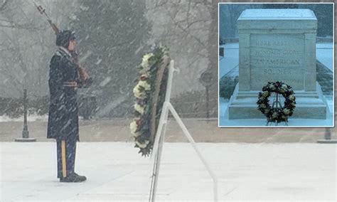 Tomb Of The Unknown Soldier Guard Bad Weather
