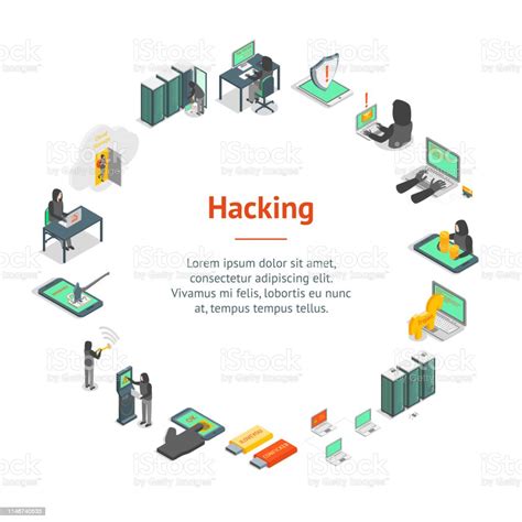 해커 표지판 3d 배너 카드 원 등각 보기 벡터 3차원 형태에 대한 스톡 벡터 아트 및 기타 이미지 3차원 형태 개념 개체 그룹 Istock