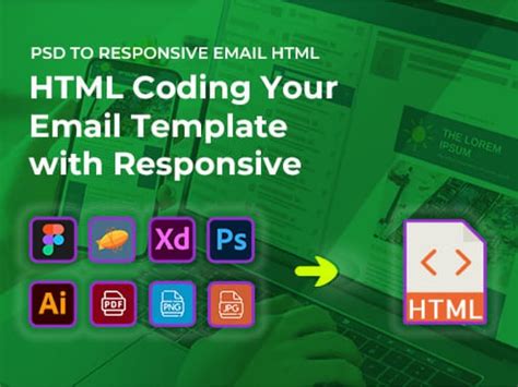 PSD Or Any Design Into A Responsive HTML Email Template In H Upwork